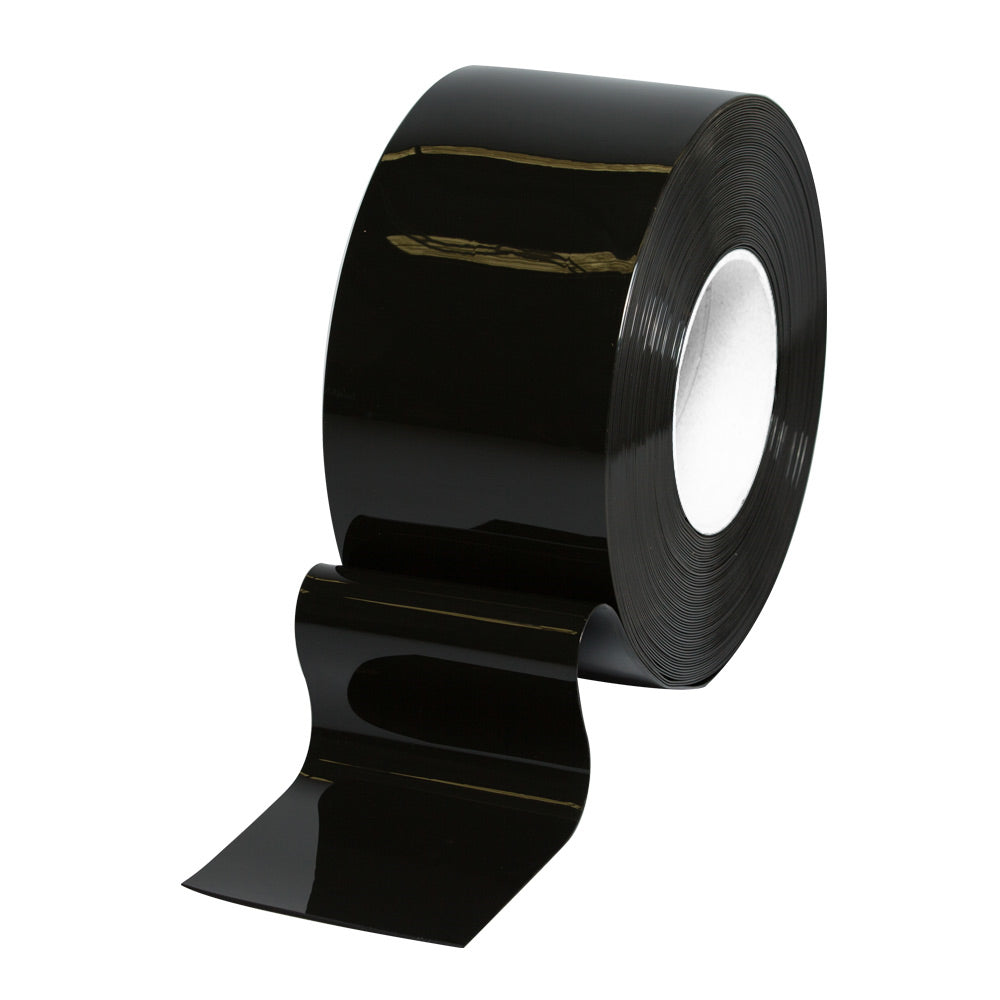 BLACK 2mm x 200mm PVC Roll (50m) – Strip Doors New Zealand